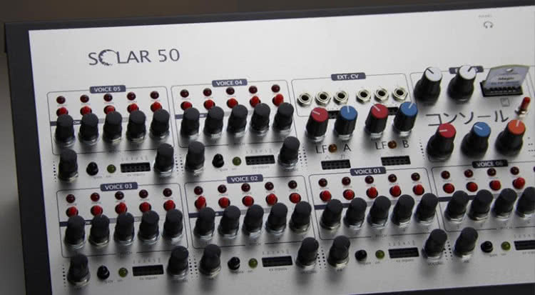 Syntezator ambientowy - prototyp SOLAR 50