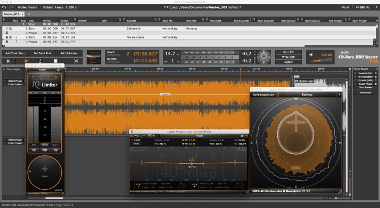 Test HOFA CD-Burn DDP Master Pro - zastosowania, parametry i cena